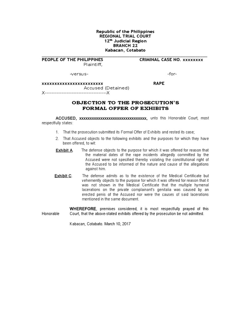 Comment Formal Offer-Sample | PDF