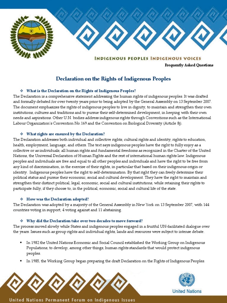 Faq Drips en PDF | PDF | Human Rights | Indigenous Peoples