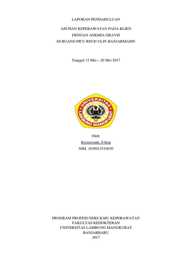 LP Anemia Gravis | PDF