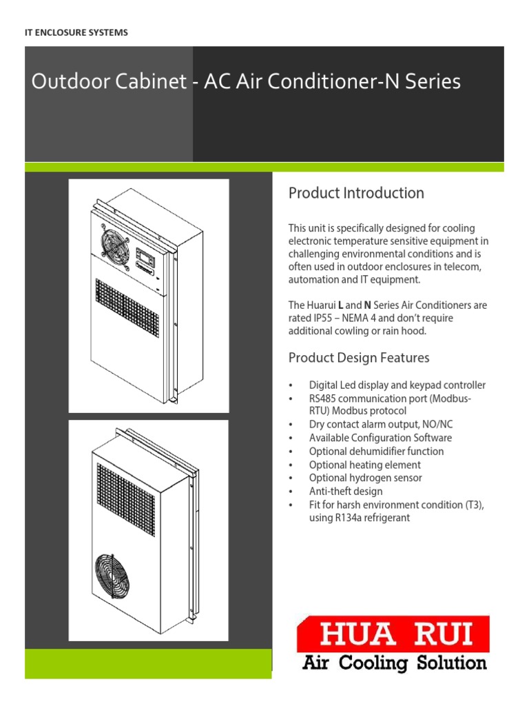 Huarui HRUC N Series AC Manual | PDF | Air Conditioning | Hvac