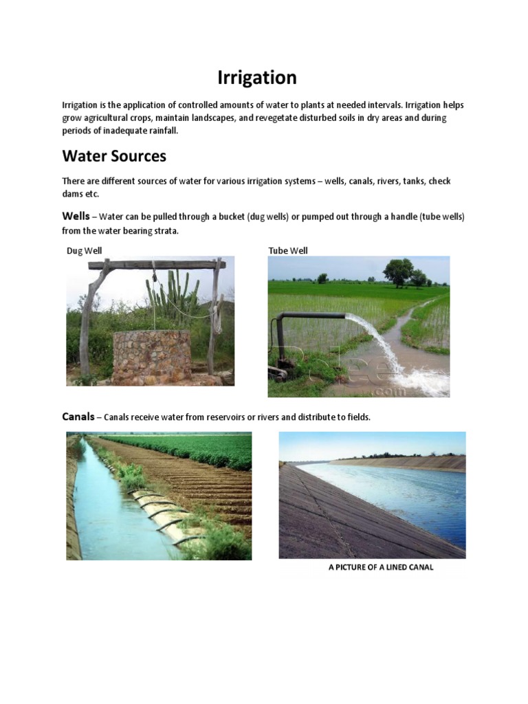 Irrigation | PDF | Irrigation | Natural Resource Management