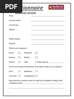 Hostel Feedback Form | PDF | Career & Growth