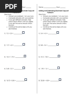 Dividing Decimals Doodle Notes | PDF