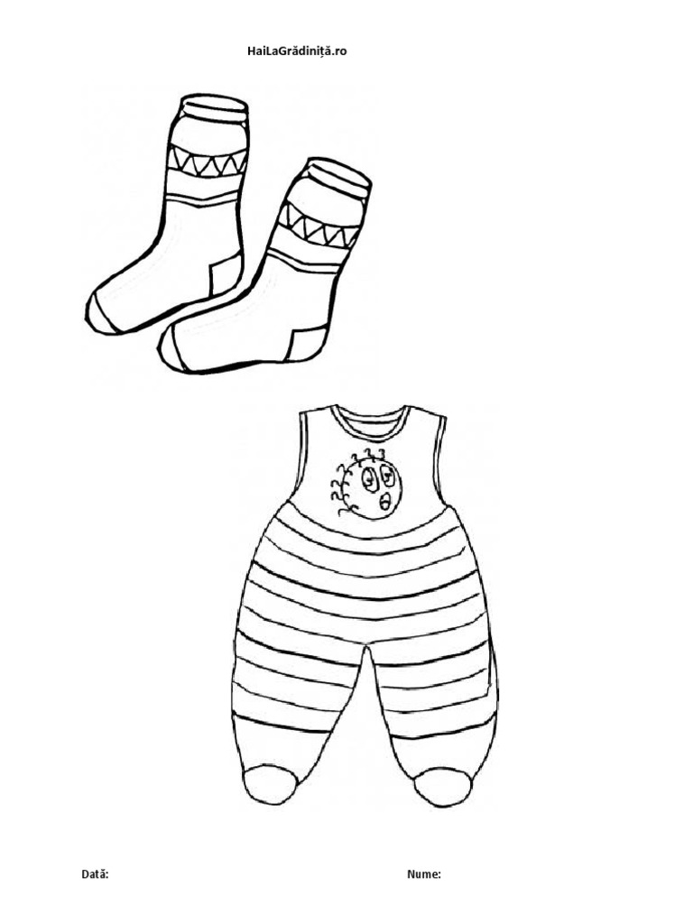 Fise Colorat Pijamale PDF | PDF