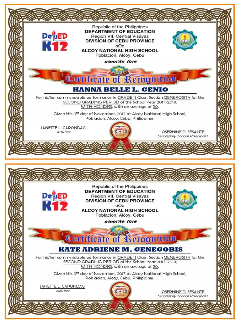 Certificate Convocation | PDF