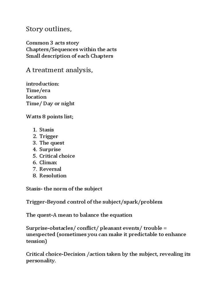 Story Structure | PDF