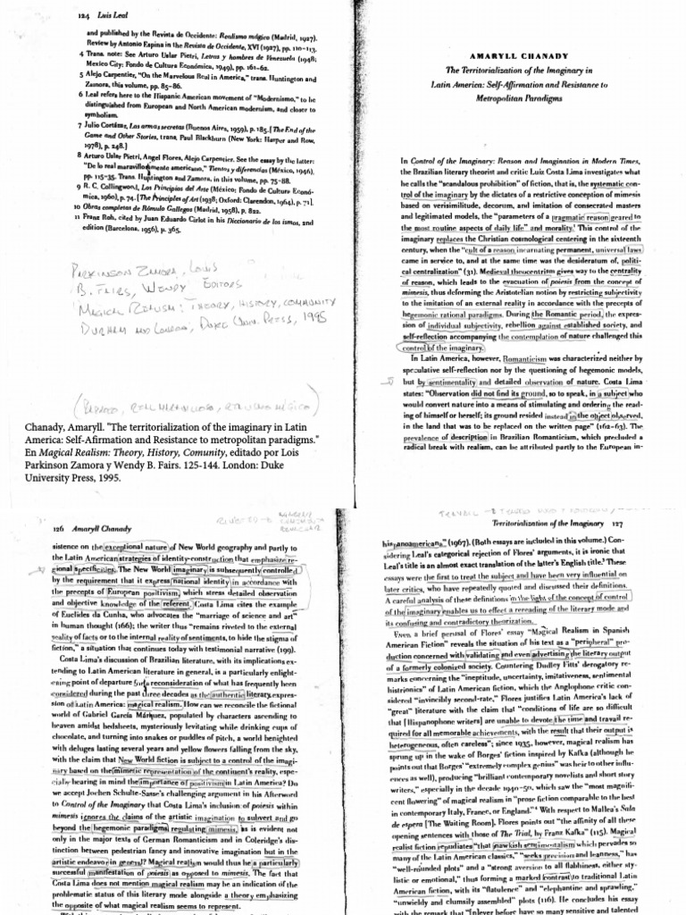 Territorialization of Latin American Imaginary | PDF | Social Science