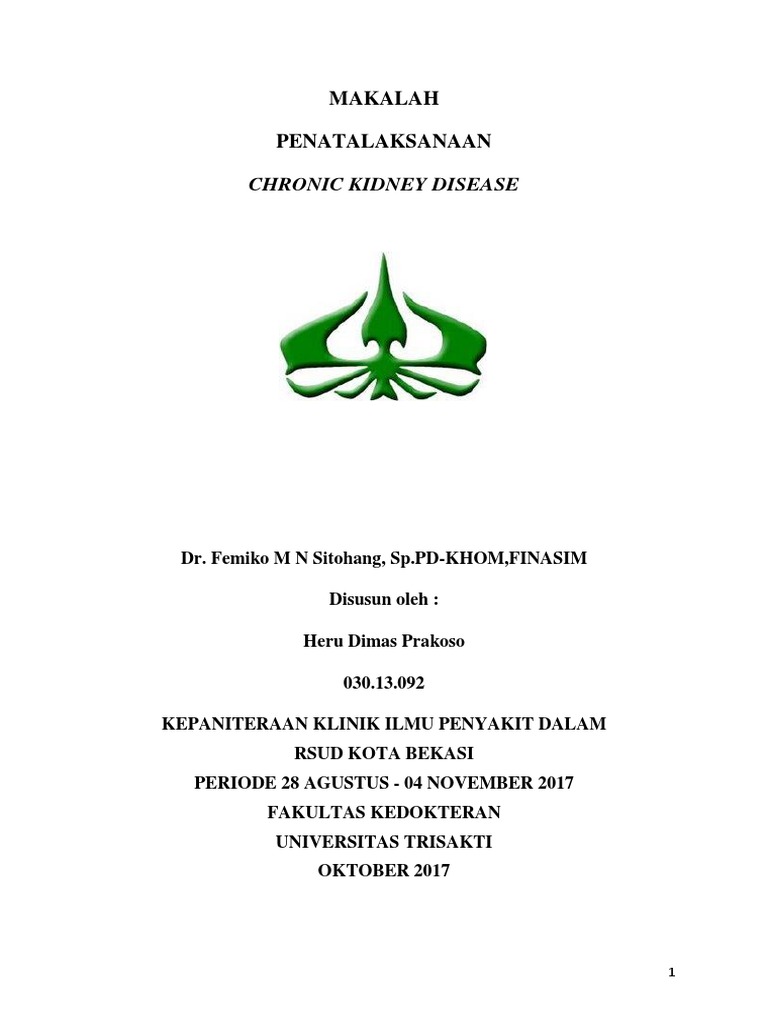 Tatalaksana Ckd Pdf
