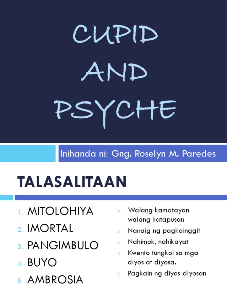 Cupid and Psyche Slides | PDF