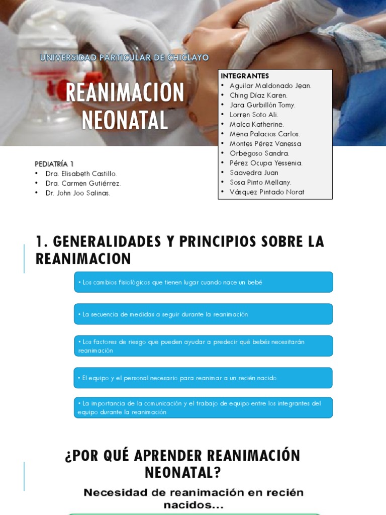 RCP Neonatal | PDF | Reanimación cardiopulmonar | Pulmón