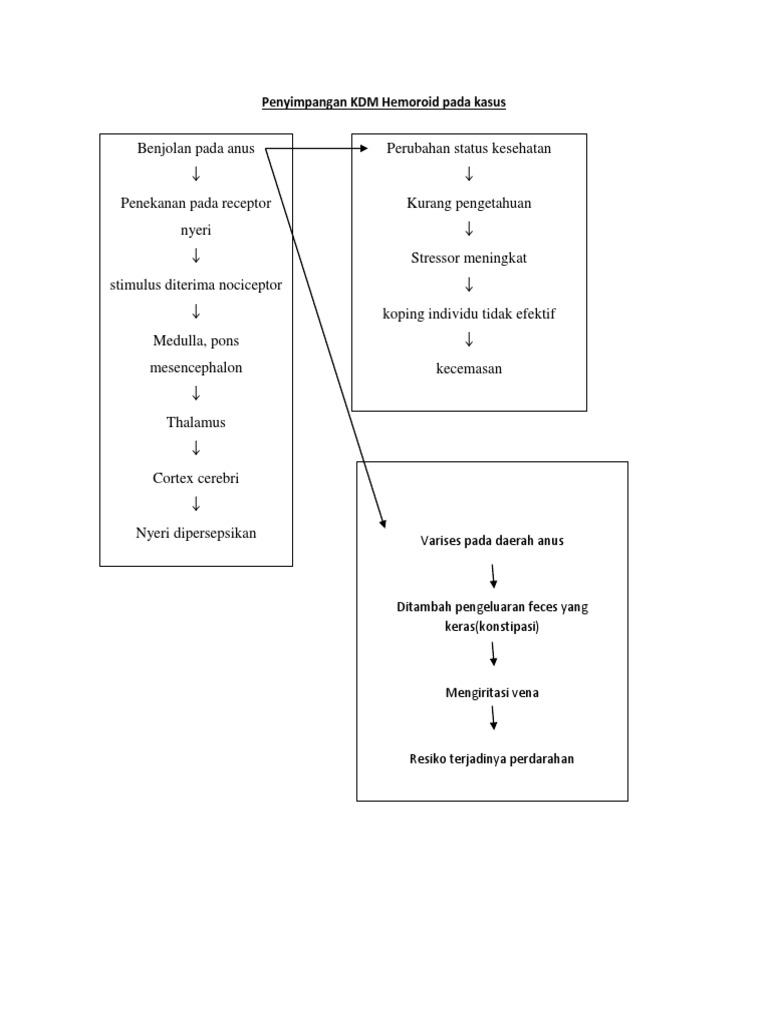 Patofisiologi dan Gejala Hemoroid | PDF
