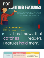 Feature-Writing For Elementary | PDF | Travel | Foreign Language Studies