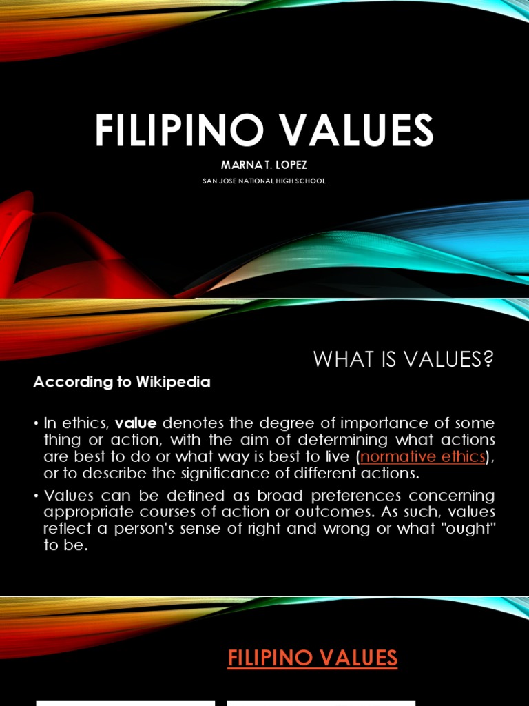 Filipino Values | PDF