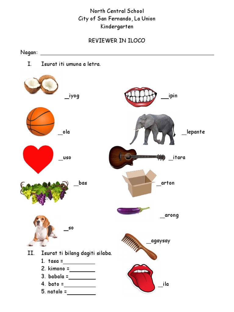 2nd Quarter Kinder Reviewer | PDF