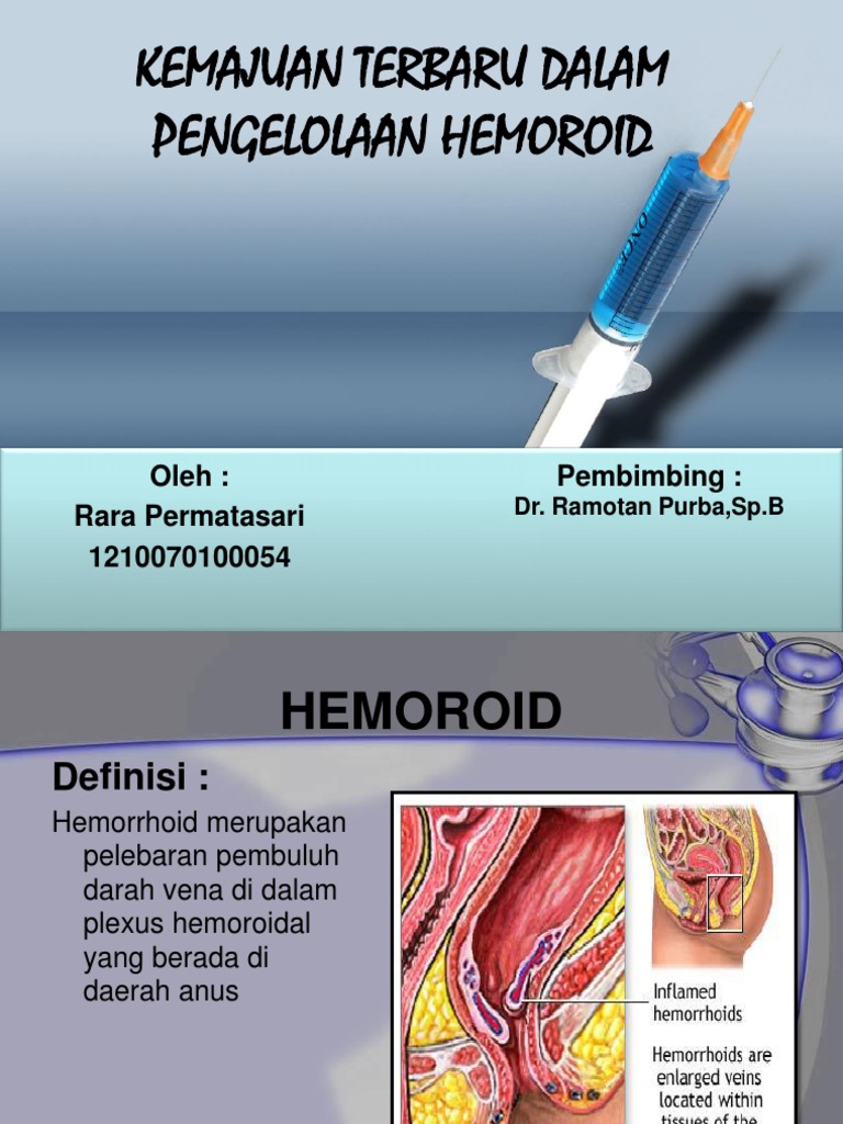 Penanganan Hemoroid Grade 4 Terbaru | PDF | Sains & Matematika