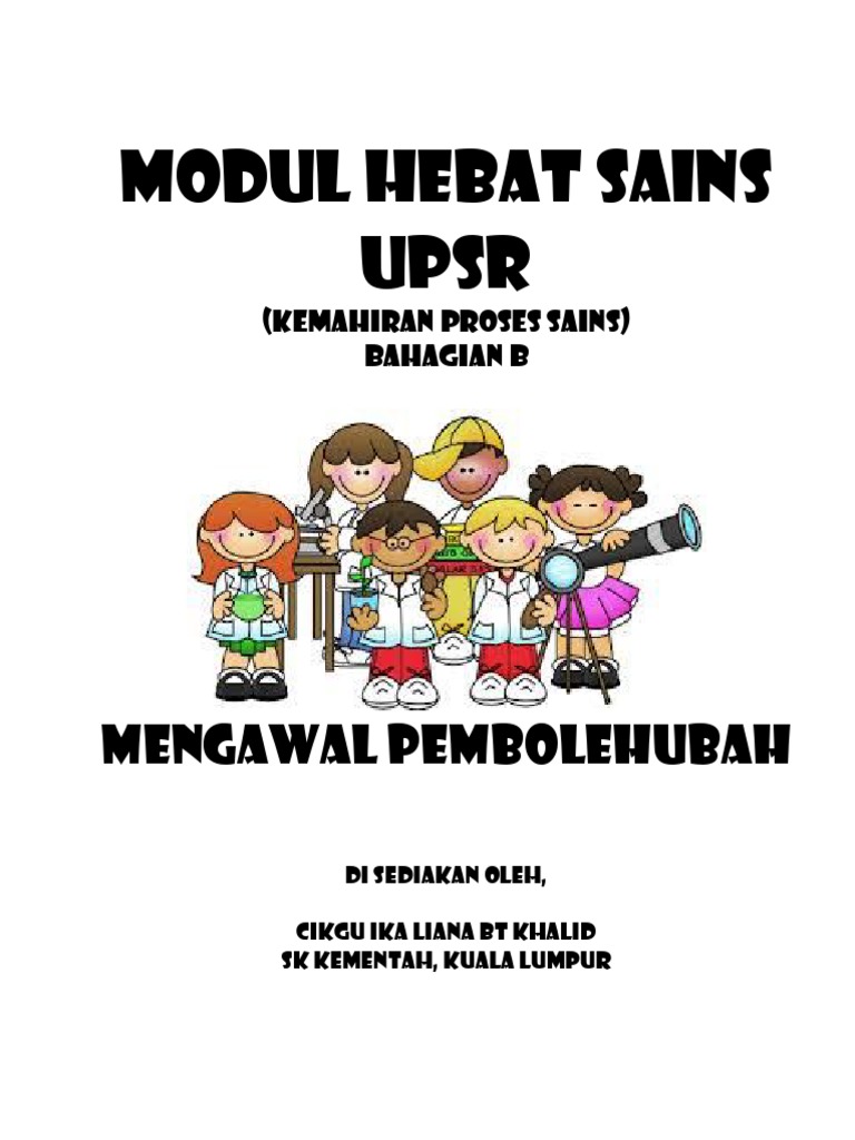 Modul Sains (Pembolehubah) Baru 2016 | PDF