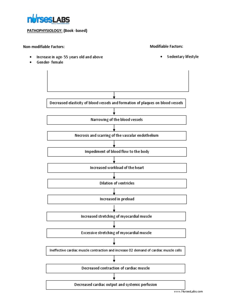 Congestive Heart Failure Pathophysiology Schematic Diagram | PDF ...