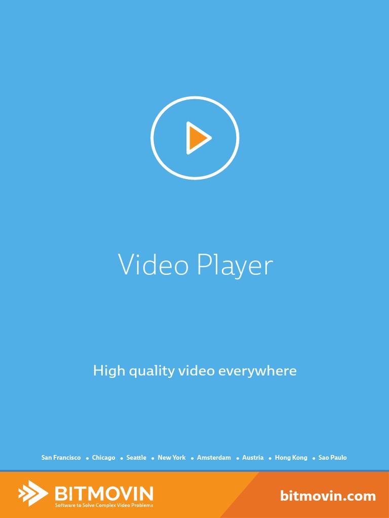 Bitmovin Player | PDF | Android (Operating System) | Computing