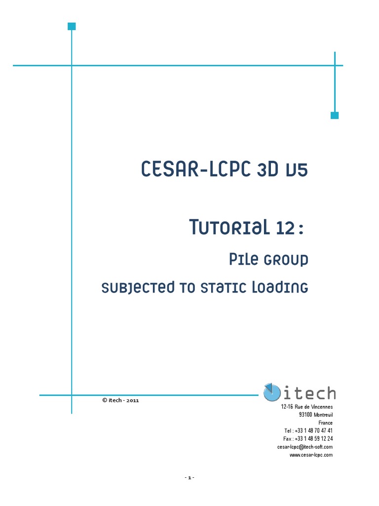Cesar Lcpcv5 Tutorial12 v11 GB | PDF | Friction | Constitutive Equation