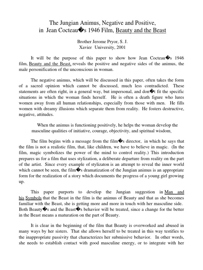 The Beauty and The Beast | PDF | Analytical Psychology | Psychology