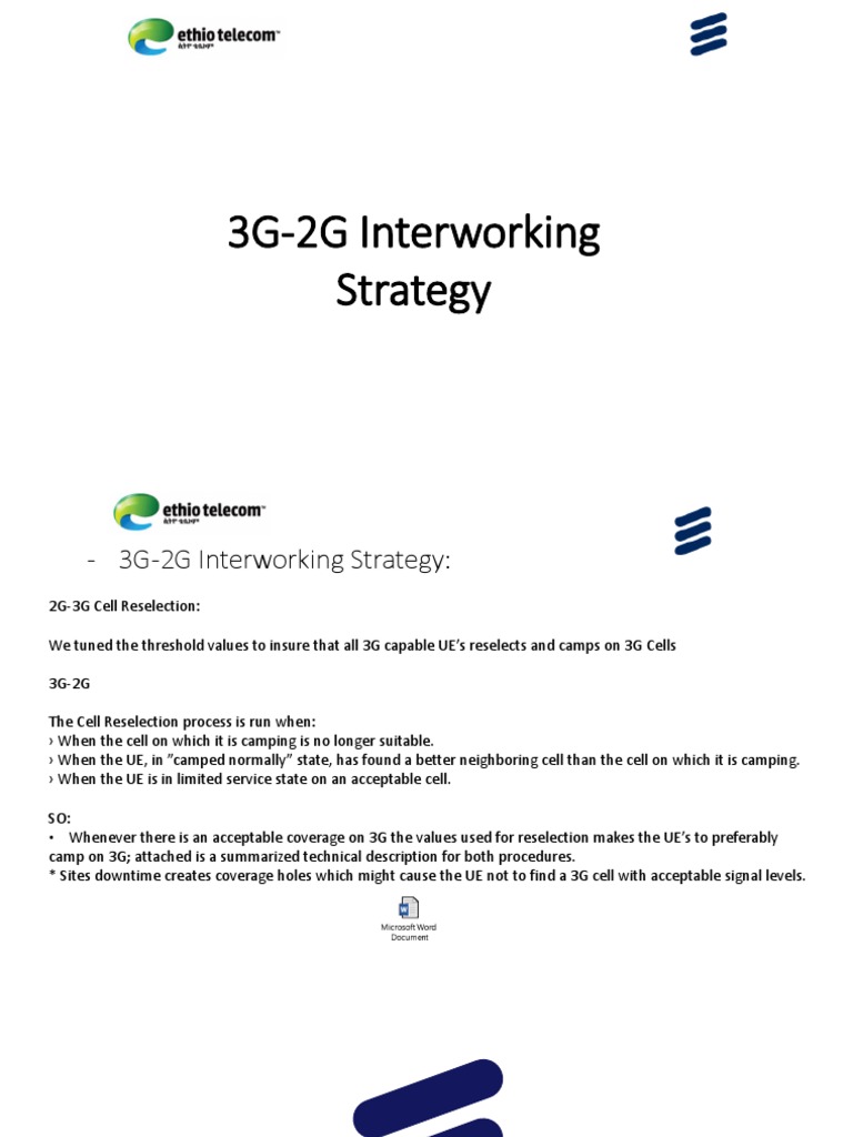 3G-2G Interworking | PDF