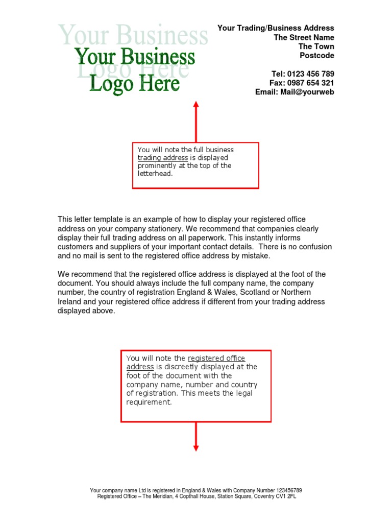 Sample Letter Head PDF | PDF