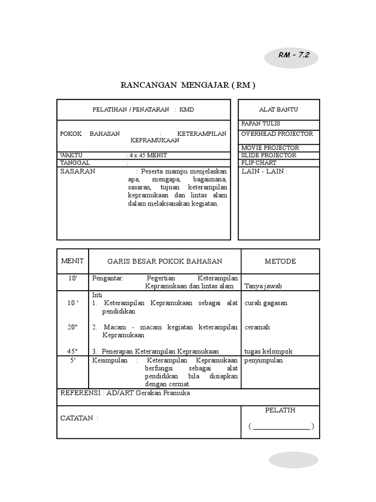 Keterampilan Kepramukaan Pdf Karier And Perkembangan 