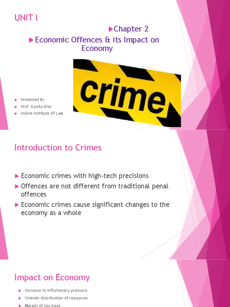 Economic Offences and Their Impact | PDF