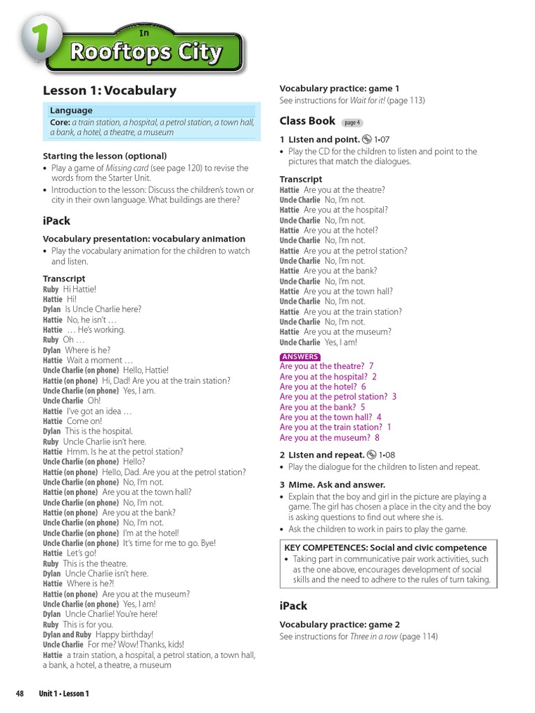 Rooftops 4 Teacher Guide PDF | PDF