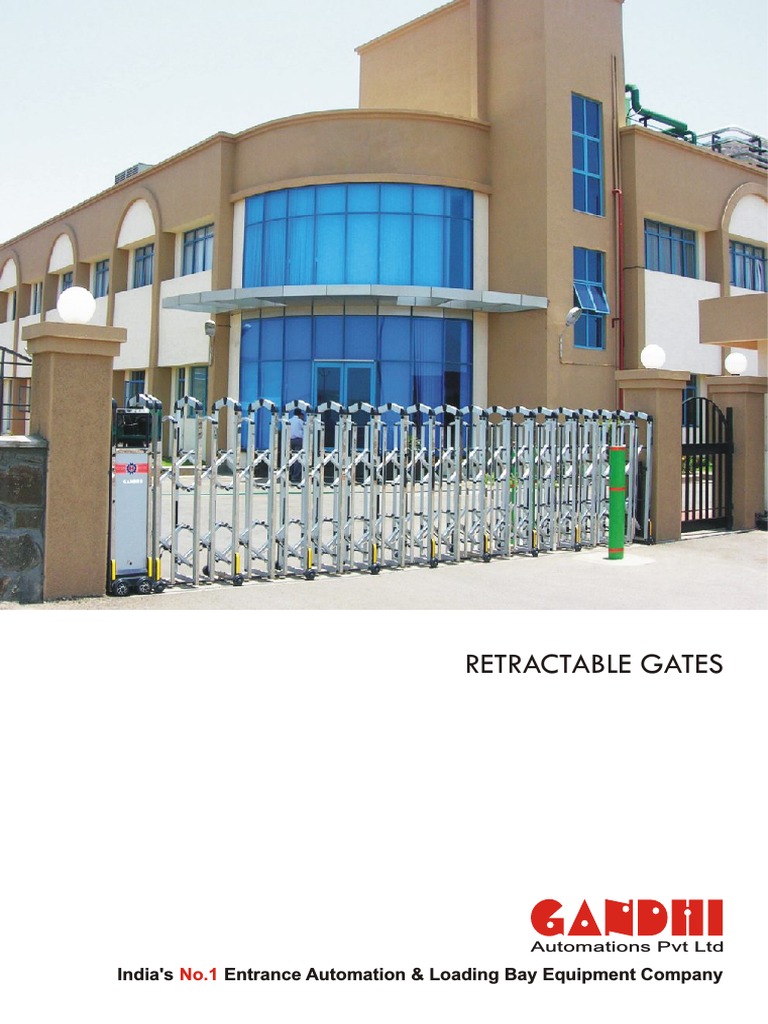 Retractable Gates Brochure | PDF | Insulator (Electricity) | Automation