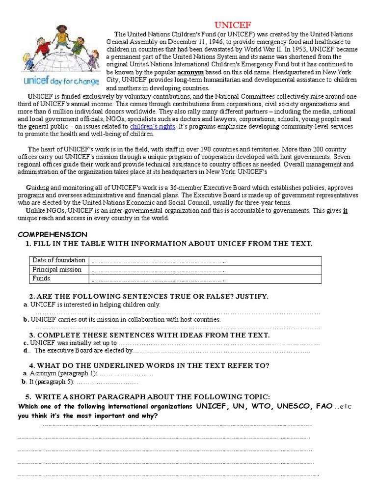 Unicef | PDF | Unicef | Public Sphere