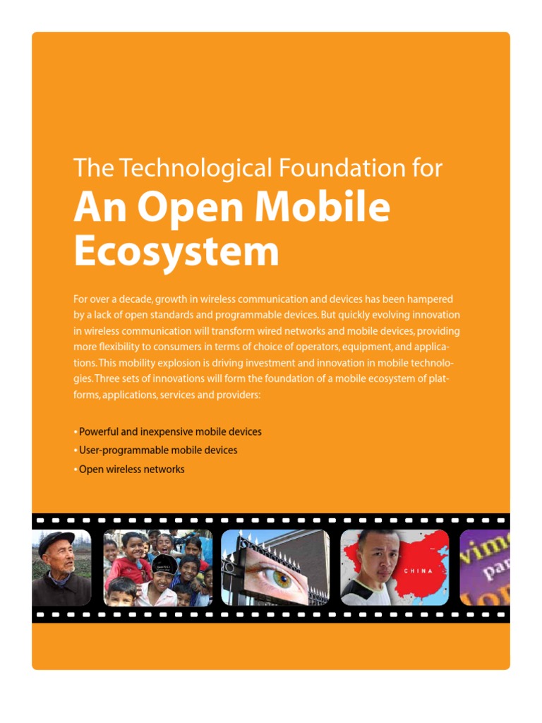 An Open Mobile Ecosystem | PDF | Wi Fi | I Phone