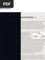 Carron's Model of Team Cohesion Factors | PDF | Leadership | Group ...