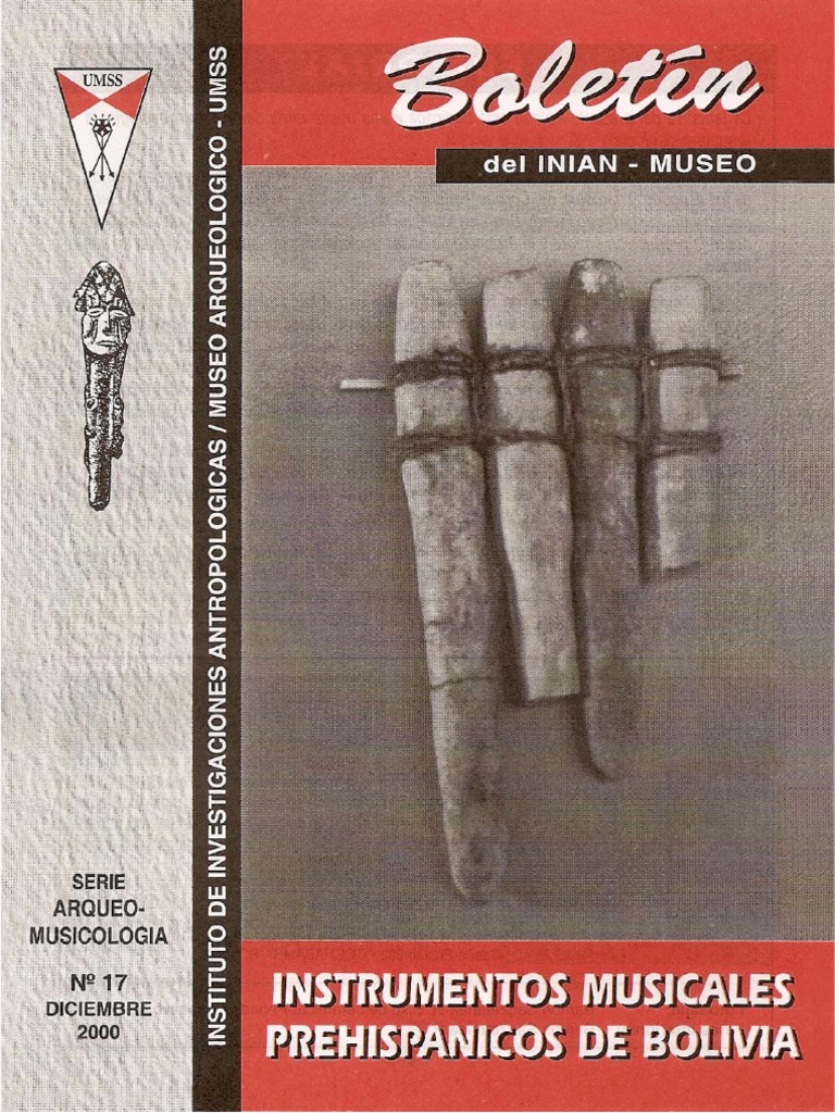 Boletin INIAM Nº17 Instrumentos Musicales Prehispánicos de Bolivia ...