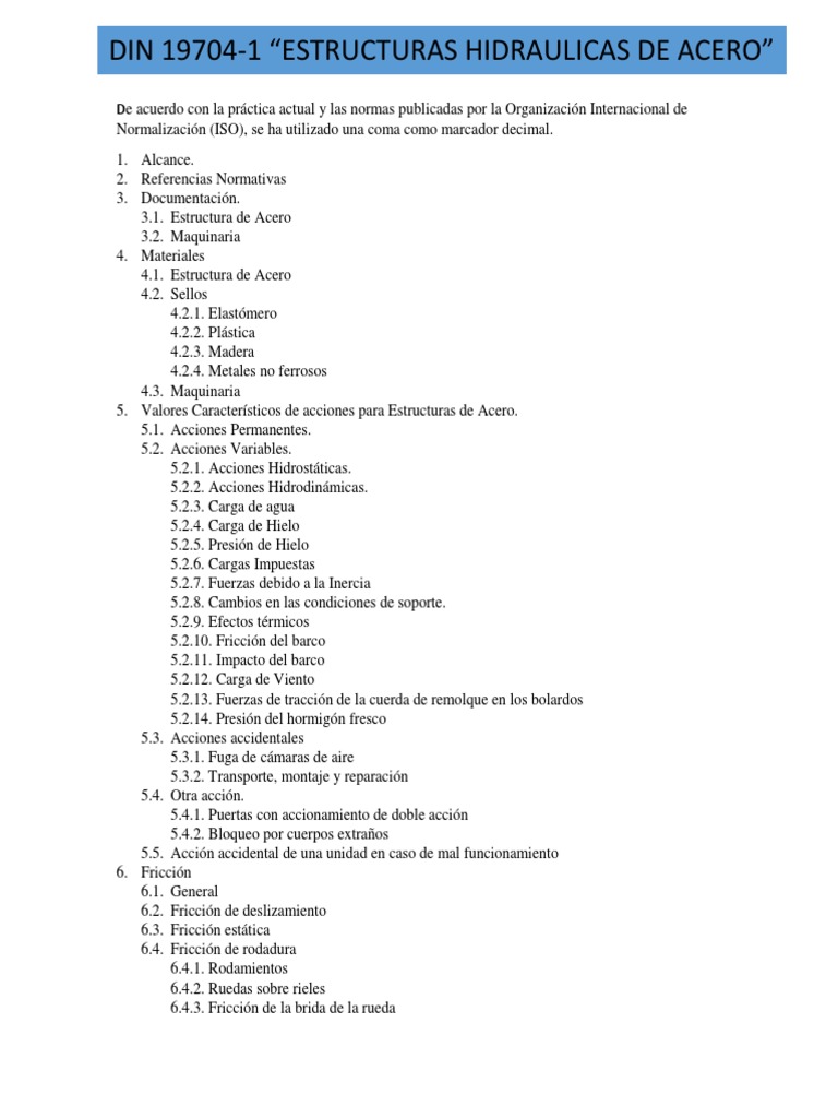 Din 19704 | PDF | Acero | Fricción