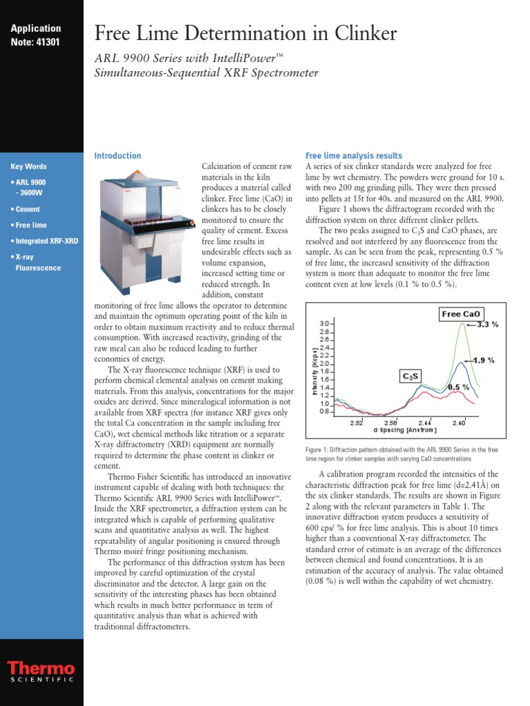 Free Lime Determination Clinker | PDF | Scientific Method | Scientific ...