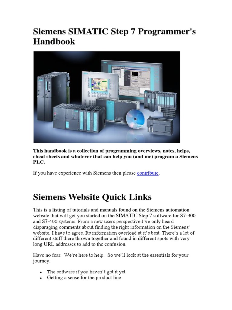 Siemens SIMATIC Step 7 Programmer | PDF | Trigonometric Functions ...