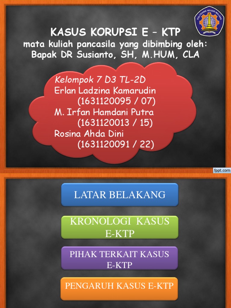 Kasus Korupsi e - KTP | PDF