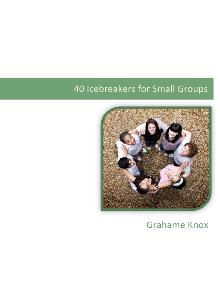 40 Icebreakers For Small Groups PDF | PDF | Creative Commons License ...
