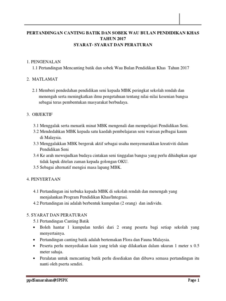 Canting Batik Dan Sobek Wau Jpns | PDF | Ilmu Sosial | Sains & Matematika