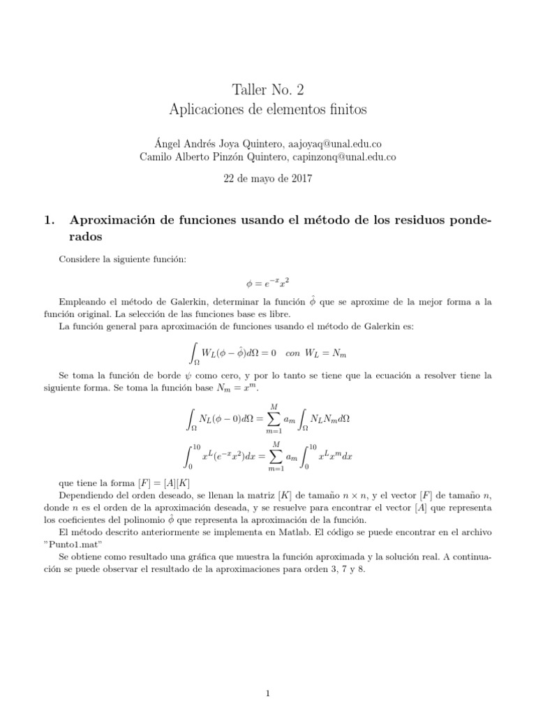 Taller-2-Aplicaciones de Elementos Finitos | PDF | Simulación | Medición