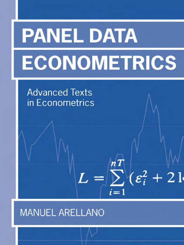 (Libro) Arellano - Panel Data Econometrics 2003 | PDF | Regression Analysis | Errors And Residuals