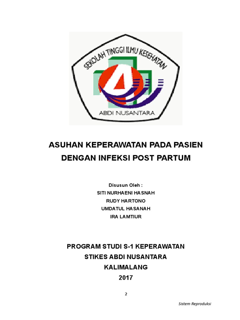 Asuhan Keperawatan Infeksi Post Partum | PDF