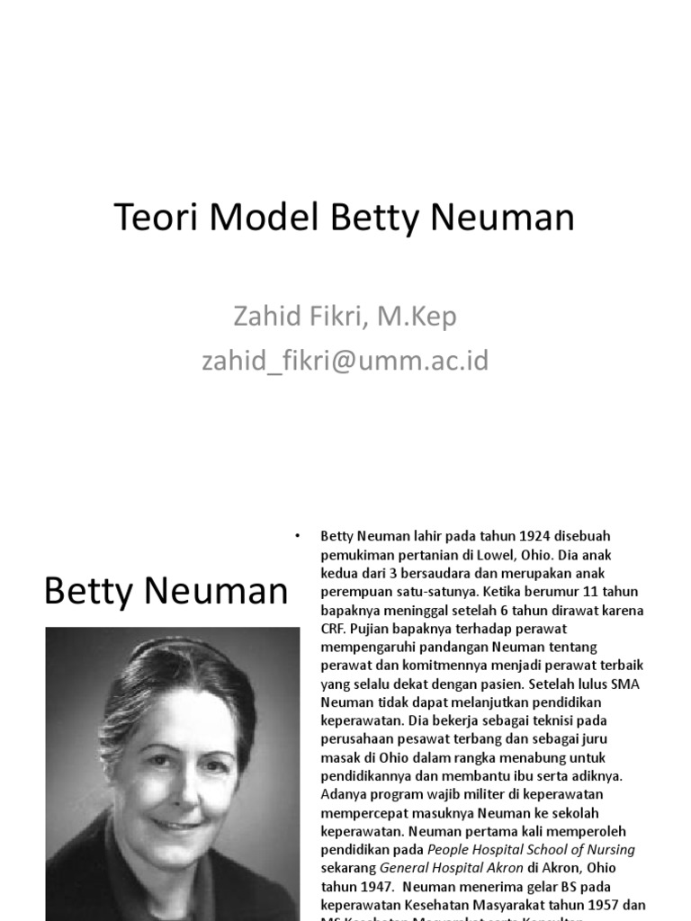 Teori Model Betty Neuman | PDF
