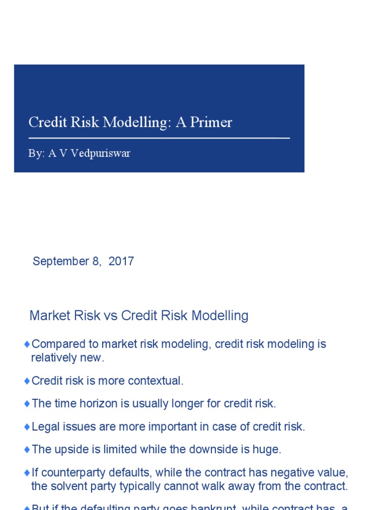 Credit Risk Modelling - A Primer | PDF | Credit (Finance) | Diversification (Finance)