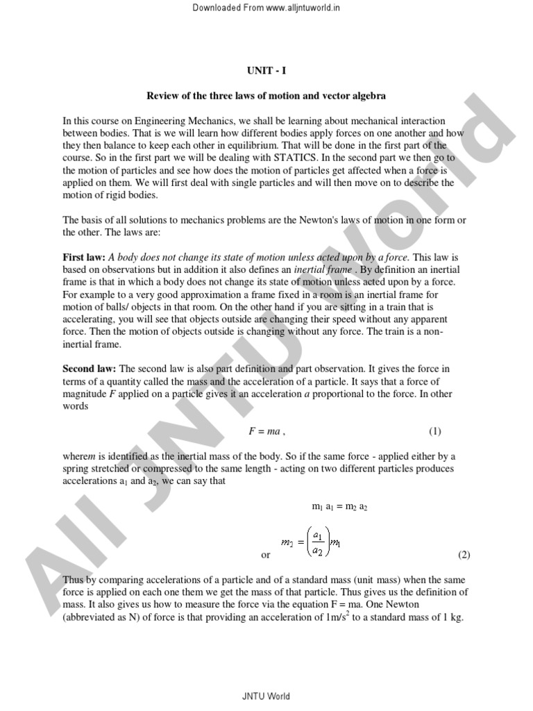 Engineering Mechanics | PDF | Euclidean Vector | Torque