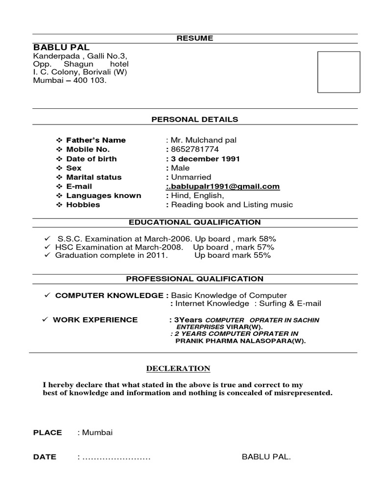RESUME Krishna Kumar Pal | PDF
