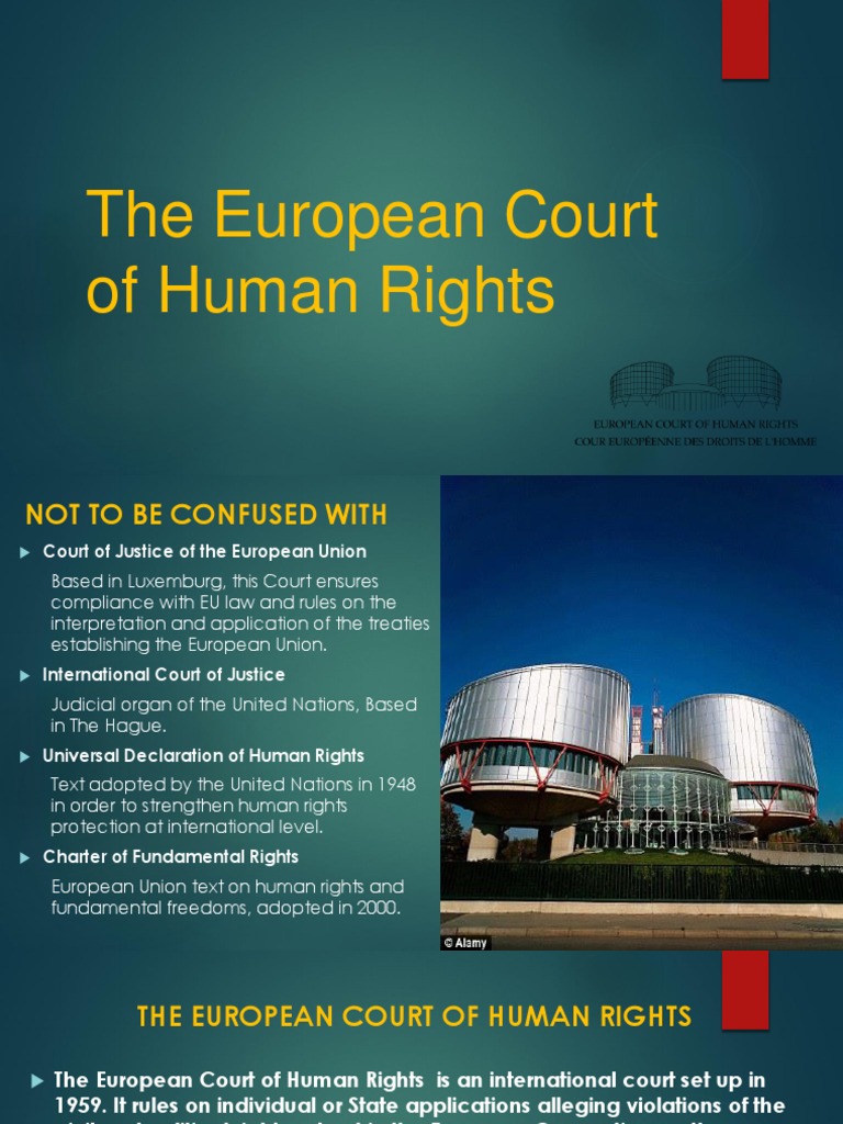 European Court of Human Rights | European Convention On Human Rights ...