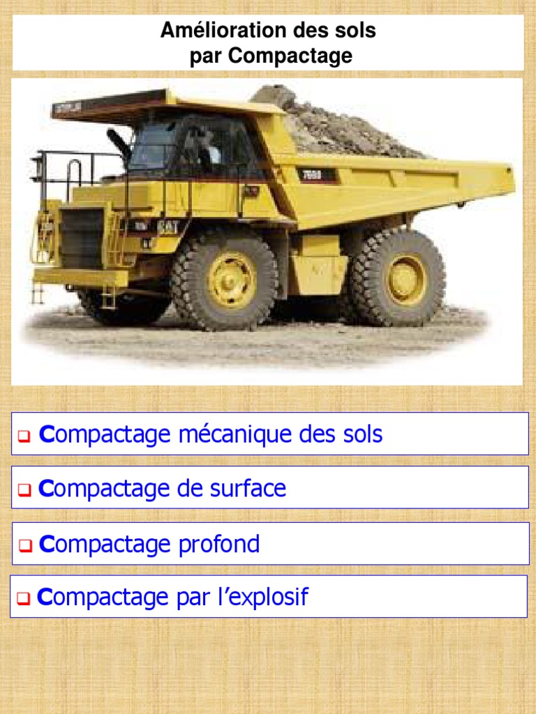 Cours 1 - Technique de Compactage | PDF | Argile | Sol (pédologie)