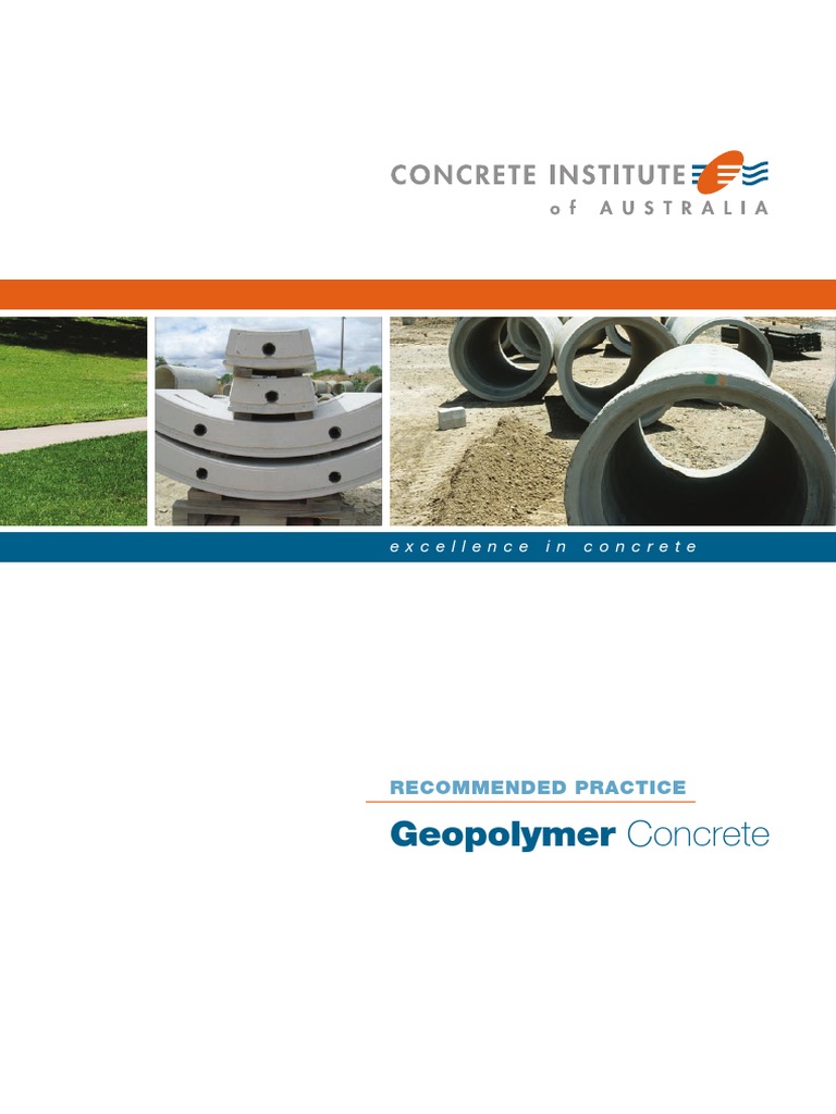 Geopolymer Concrete Recommended Practice | PDF | Fly Ash | Concrete